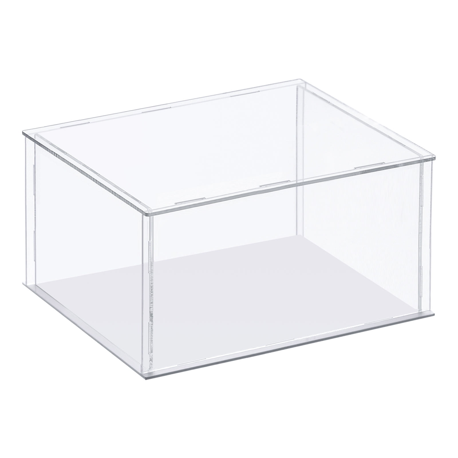 Uxcell Clear Display Case, Acrylic Box Assemble Transparent Dustproof ...