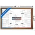 Collegiate - 68 Team Bracket Wall Poster, 14.725" x 22.375" Framed ...