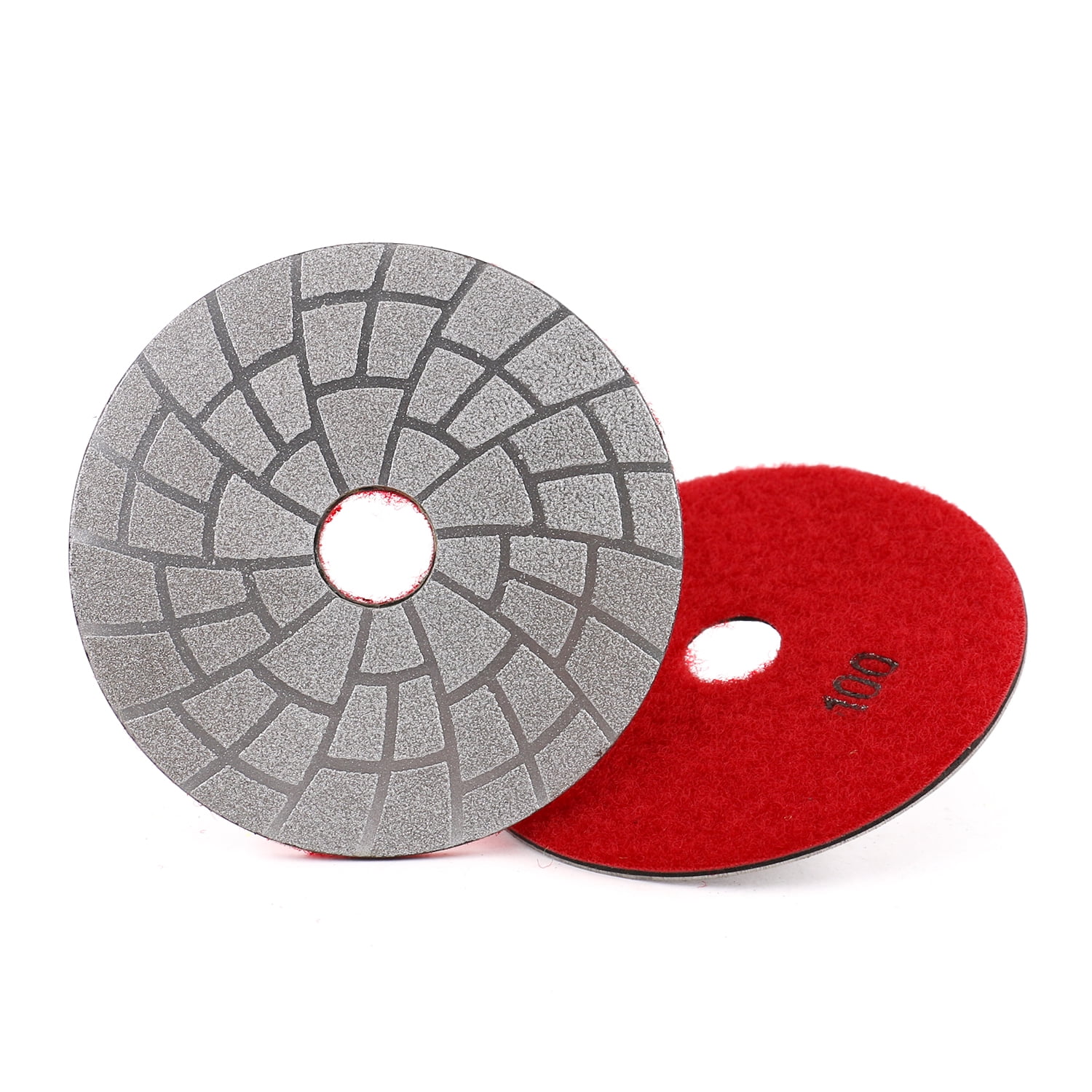 Z-LION 6" Vacuum Brazed Diamond Gringing Pads Grit 100 For Granite ...
