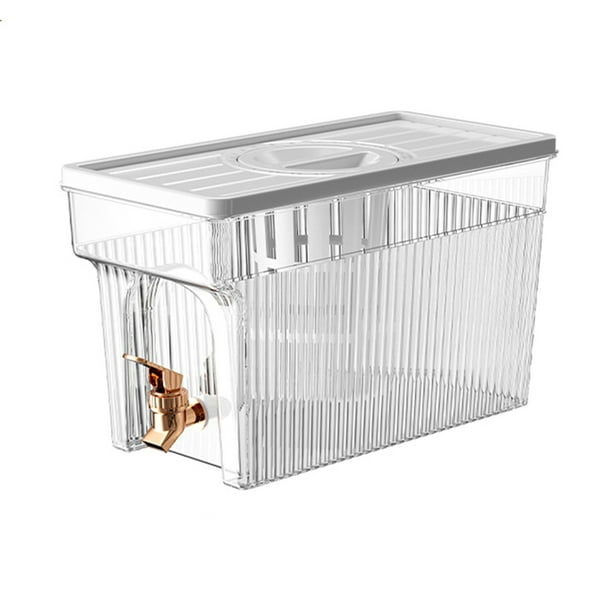 Cold Water Jug With Tap Water Beverage Dispenser Fruit Teapot Cold ...