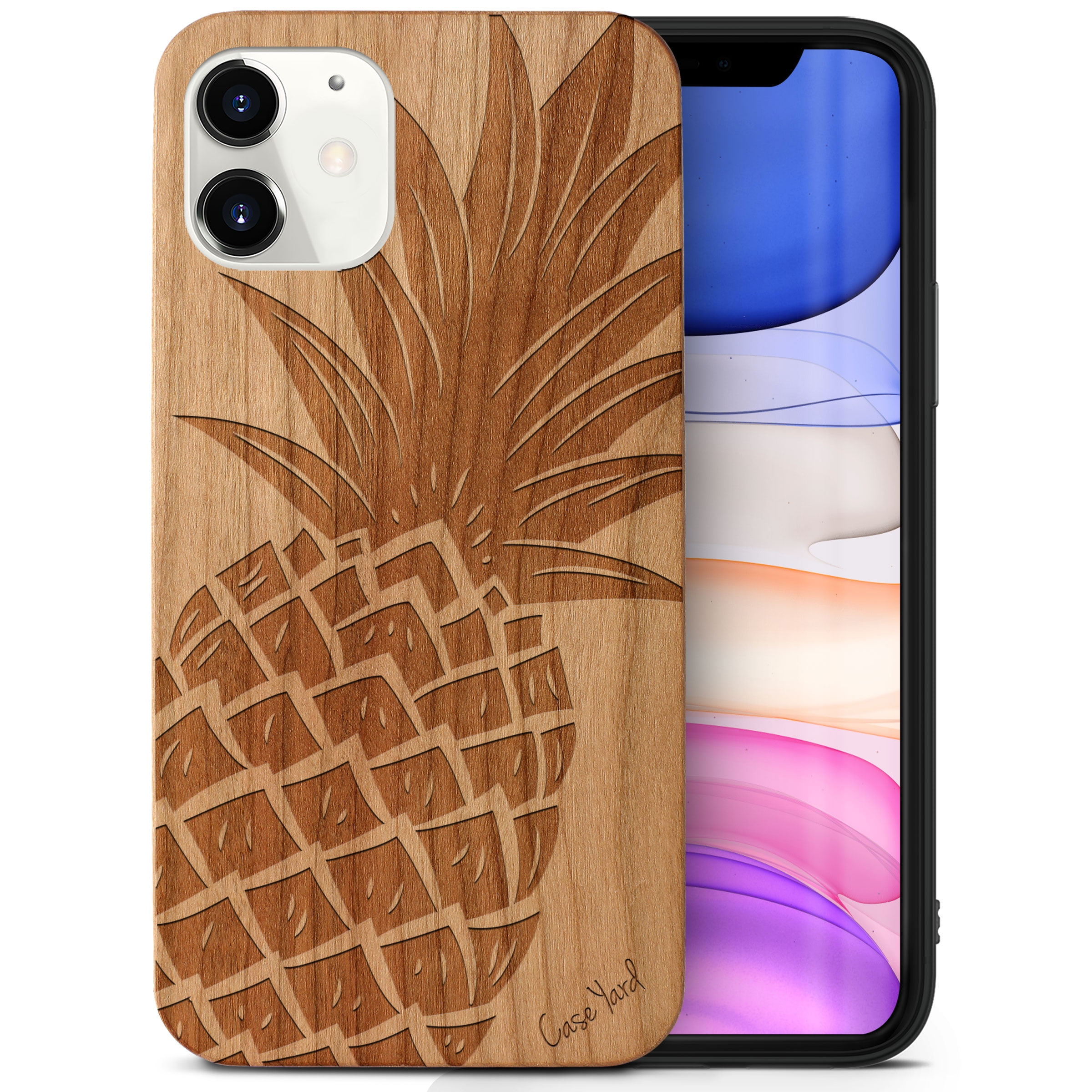 Case Yard Wooden Case Outside Soft TPU Silicone, Slim Fit Shockproof ...