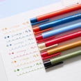 Colored Pens 18 , Colorful ink Pens Retractable Quick Dry 0.5mm Fine ...