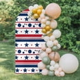 Arch Backdrop 5 Ft, 4 of July Spandex Stretch Fitted Arch Cover, Round ...