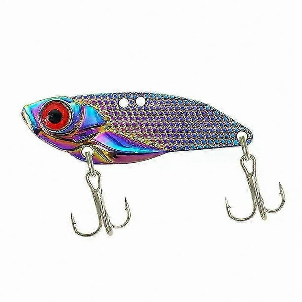 3D Fisheye Simulation Rattlesnake Lure with Hooks and Bright Sequin ...