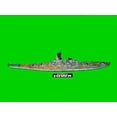 Trumpeter 5701 US Battleship Iowa 1984 1/700 Scale Plastic Model Kit ...