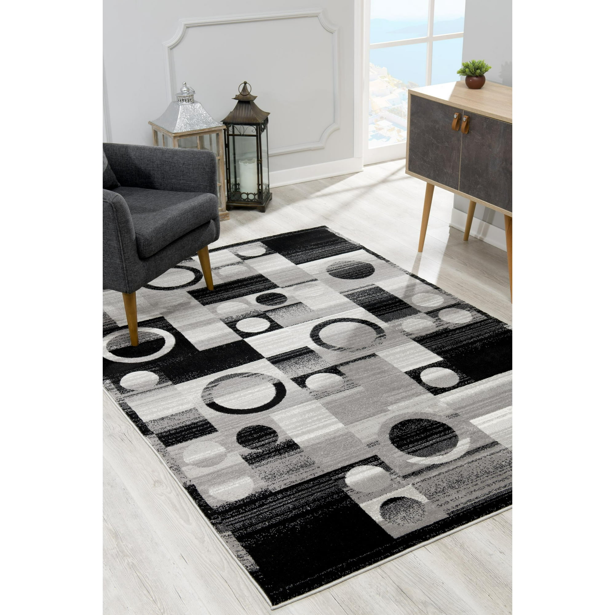 Click here for Rug Branch Montage Collection Modern Abstract Area... prices