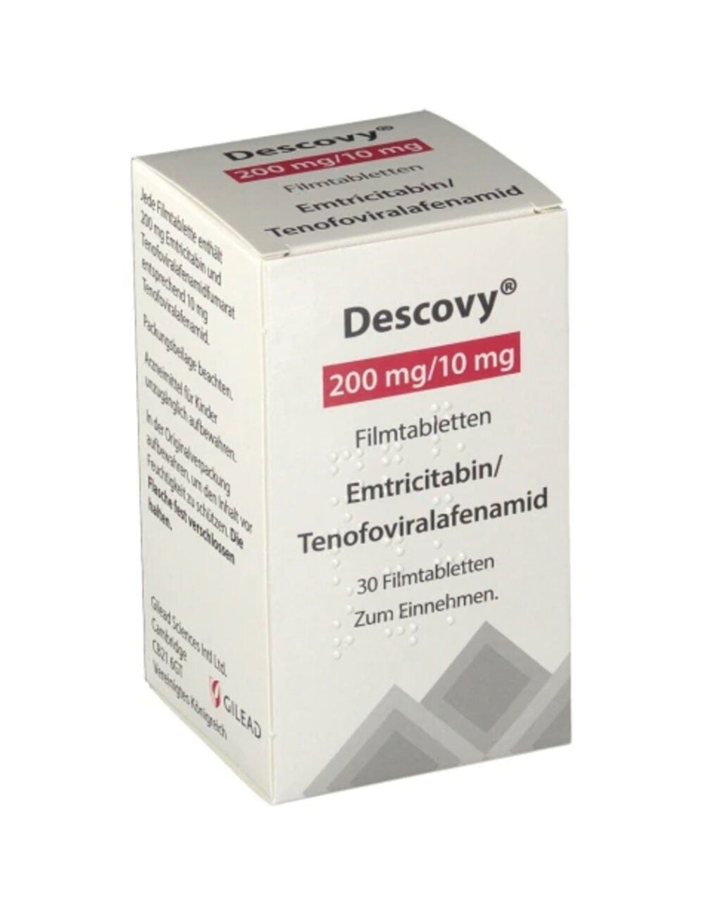 Descovy 200 mg /10 mg Frasco con 30 Tabletas | Walmart en línea