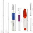 DIY Magic Embroidery Pen Kit Knitting Stitching Tool, Adjustable Punch ...