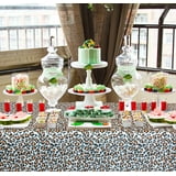 8Pcs Animal Safari Theme Zoo Print Table Cover - Animal Theme ...