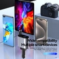 Retractable Car Charger, 4 in 1 Fast Car Phone Charger 120W, 2 ...