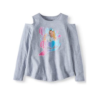 Soffe Girls Fan Crew Neck Long Sleeve Tee - Walmart.com