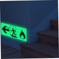 BESTYASH Glow in Dark Exit Sign Wall Sticker Emergency Safety Decal for ...