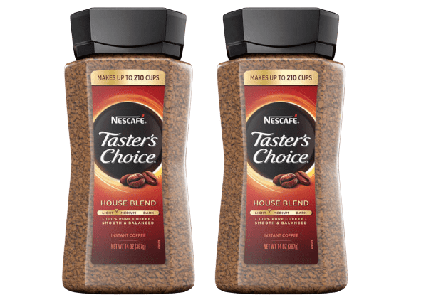 Nescafé Taster's Choice Instant Coffee, House Blend, 14 oz 2 PACK ...