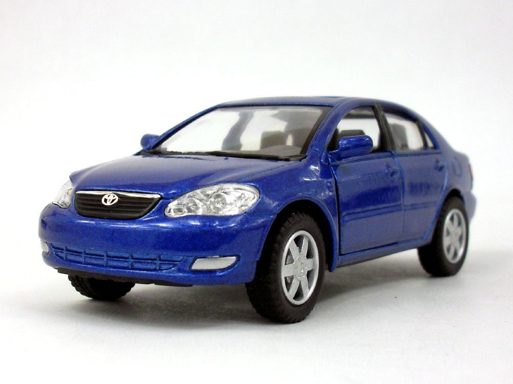 Toyota Corolla 1/36 Scale Diecast Model by Kinsmart - BLUE - Walmart.com