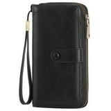 "GAEKEAO Extra Large Wallet Organizer, Leather Credit Card Holder, RFID ...
