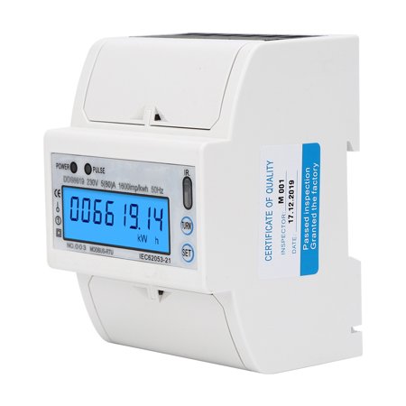 Energy Meter Electronic Energy Meter DDS6619-014 Single-Phase Energy ...