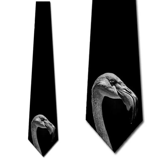 Flamingo Ties Mens Animal Tie Birds Necktie by Three Rooker - Walmart.com