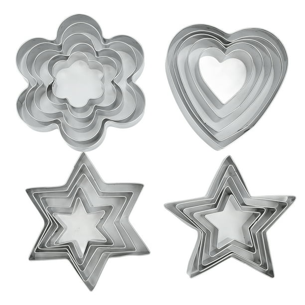 Fondant Pie Mold,20Pcs Fondant Mold Stainless Fondant Mold Candy Pie ...