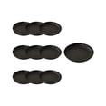 10 Piece Plastic Snack Plates Set - Multipurpose Fruit Appetizer ...
