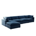 Rustic Manor Saniyah Navy Linen Sofa Chaise - Walmart.com
