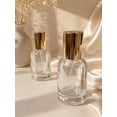 Empty Glass Perfume Bottle 50ml (1.69 oz) with Cap Refillable Fragrance ...