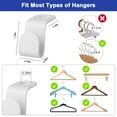 EEEkit Cascading Hanger Extension Hooks, 30Pcs Closet Space Saver ...