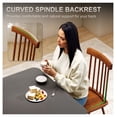 Dining Chairs Set of 4, Farmhouse Wood Kitchen Chairs Rubber Wood ...