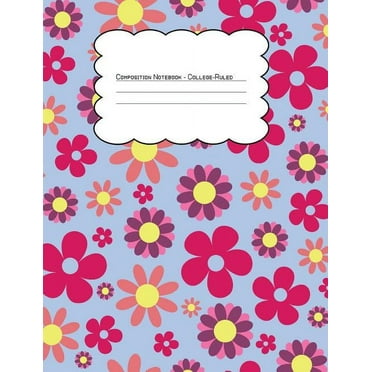 Composition Book: Unicorn Face Back To School Notebook For Girls ...