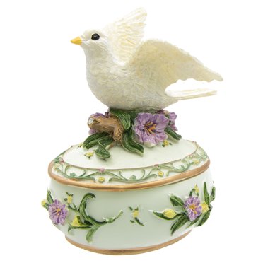 Songbird Treasures Hummingbird Music Box Resin Trinket Box - Walmart.com