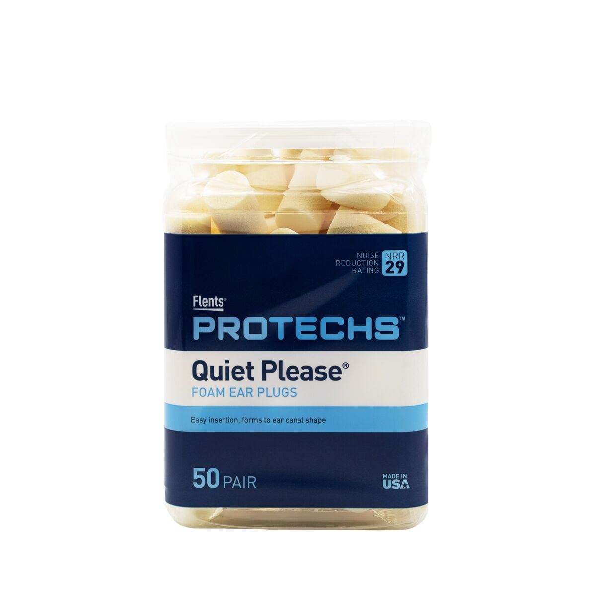 Flents Protechs Quiet Please Sleep Ear Plugs, NRR 29 (50 Pair ...