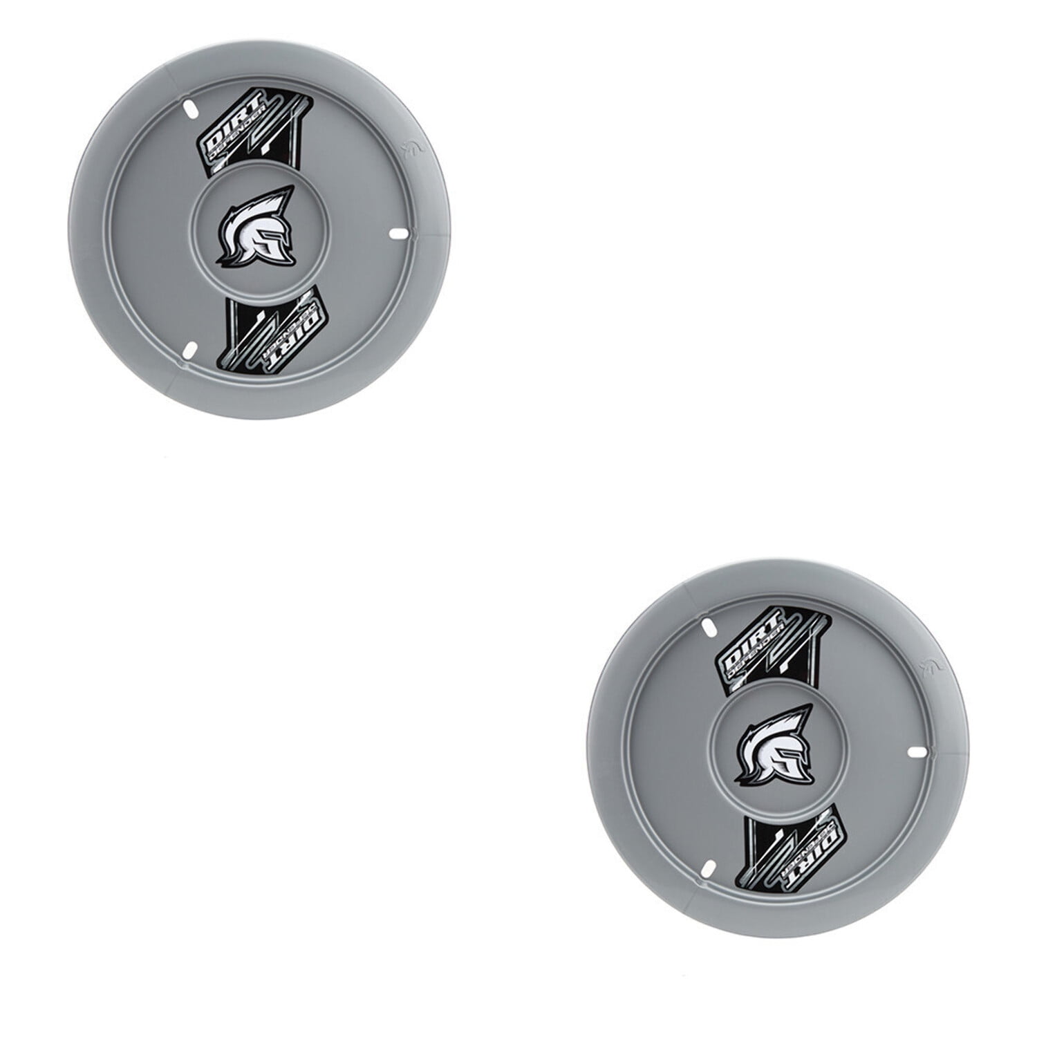 Dirt Defender 15 x 8 Gen II Solid Wheel Covers Mud Covers Grey 2 Pack ...