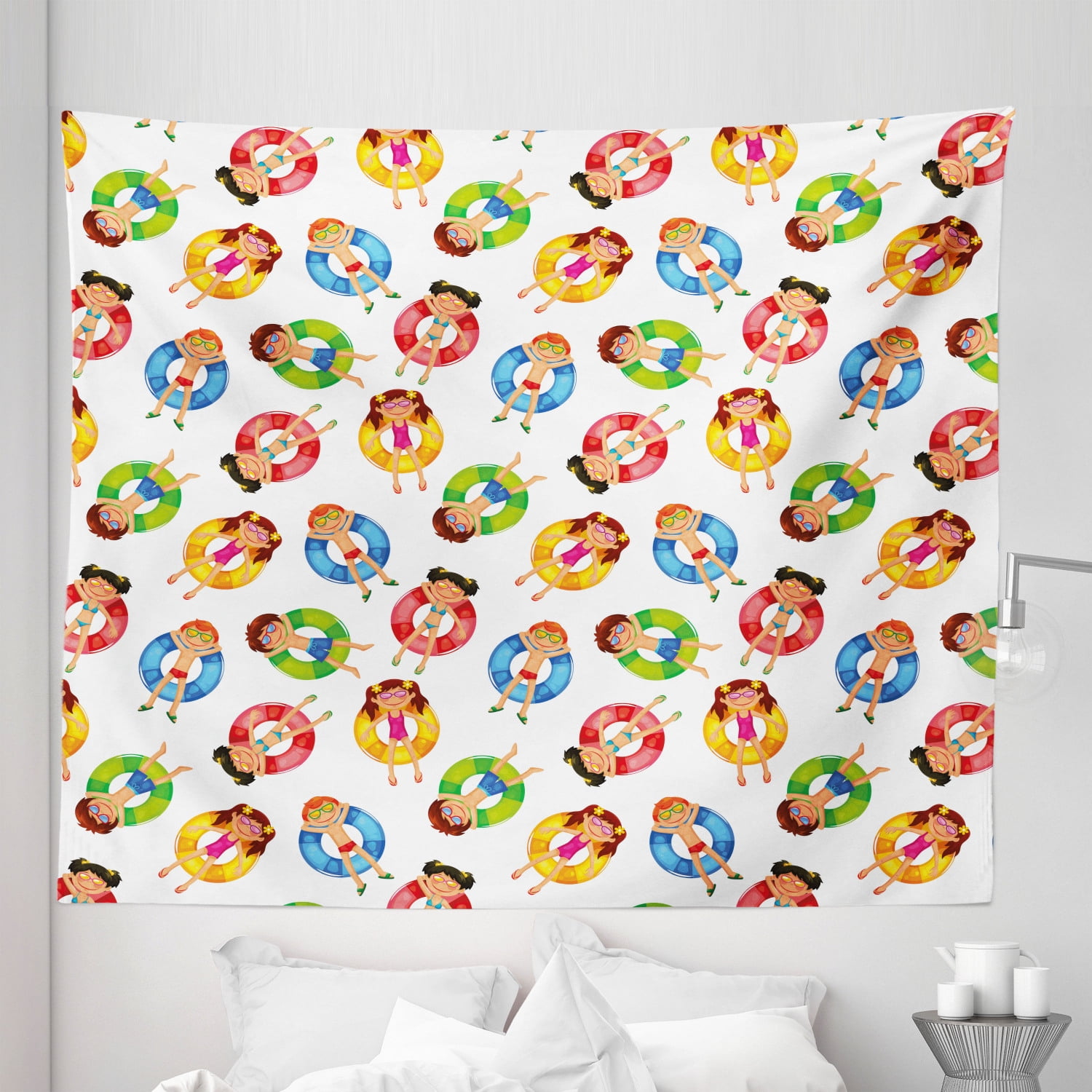 Summer Tapestry, in the Pool on Life Swimming Summer Season Themed ...