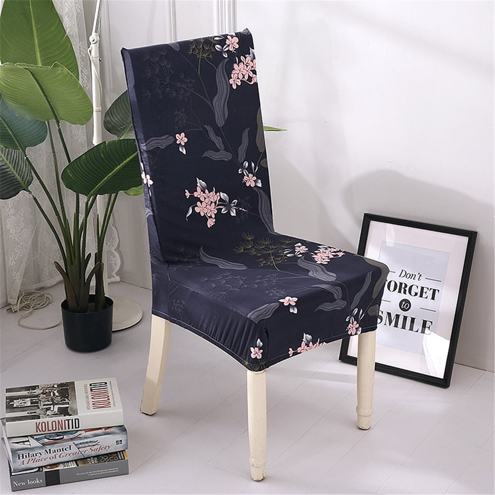 Chair Covers for Dining Room with Printed Patterns, Easy Slip-on ...