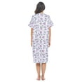 Casual Nights Women's Cotton Duster Robe with Snap-Front, Short Sleeve ...
