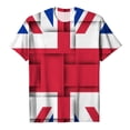 Boys Girls Union Jack T-Shirt, British Flag Graphic Tee, Patriotic ...