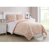 VCNY Home Two-Tone Dotty Polka Dot Metallic 2-/3-piece Reversible ...