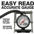 Bell Sports 100 Psi Schrader Valve Air Stomper 200 Bicycle Foot Pump ...