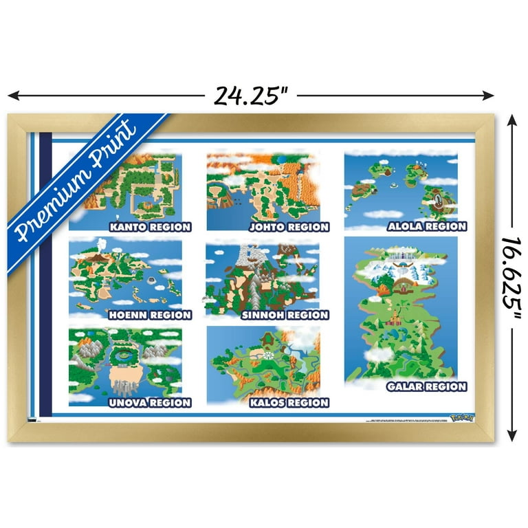 Pokemon Sinnoh Map
