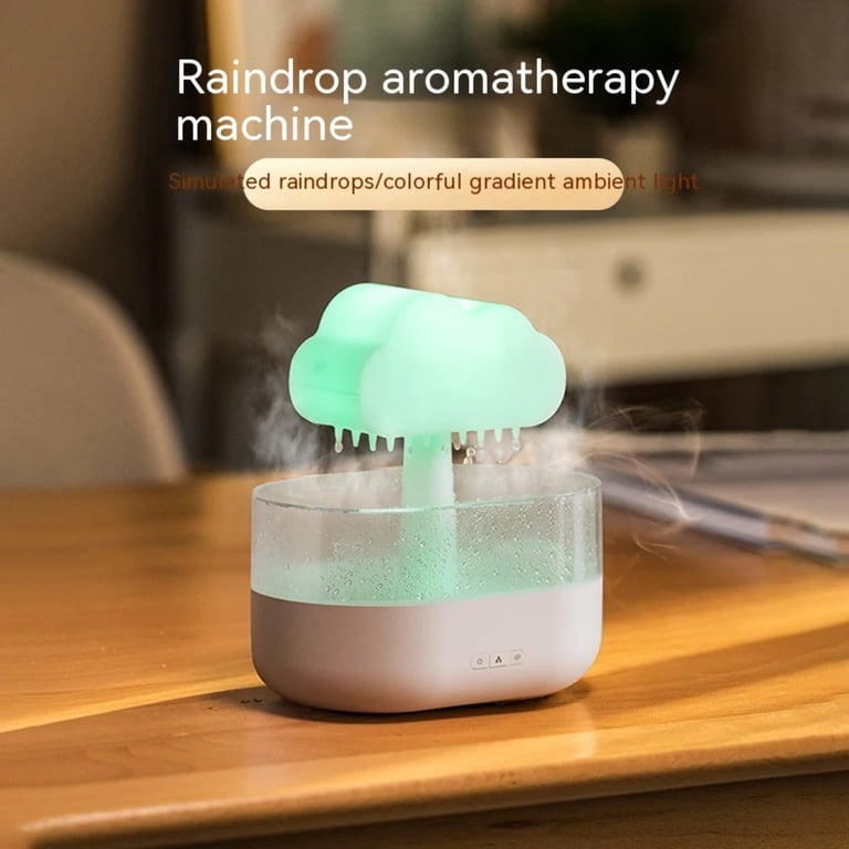Humidifiers For Bedroom Small PLUVIANCE Rain Cloud Aroma Diffuser - 7 ...
