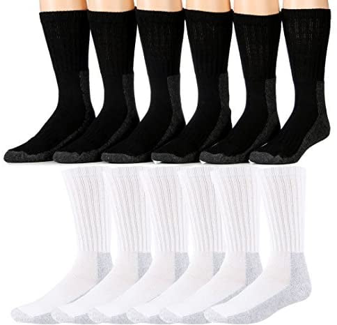 Yacht & Smith 12 Pairs Of Mens Wholesale Bulk Sports Crew, Athletic ...