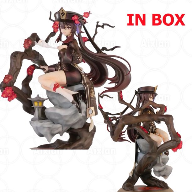 Aixlan-figura de impacto Genshin Hu Tao, 25cm, juego Genshin Impact Keqing Amber Klee Mona Figma ...
