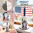Bowayaoa 4th of July Patriotic Gnome Paper Towel Holder, Wooden ...
