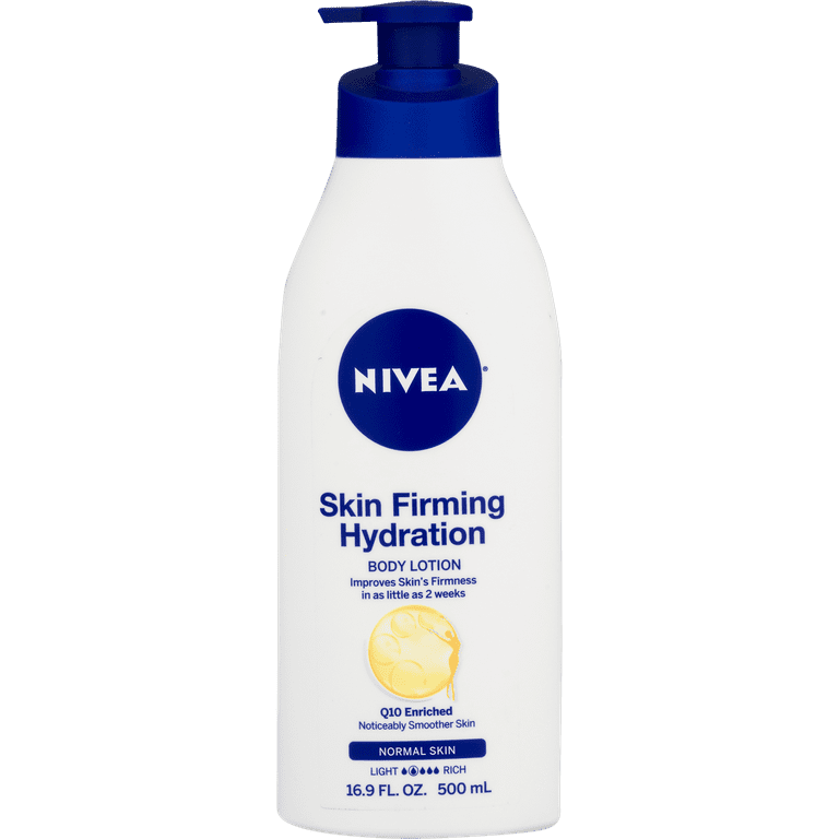 NIVEA Skin Firming Hydration Body Lotion with Q10 and Shea Butter 16.9 Fl Oz Pump Bottle Walmart