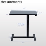 VIVO Pneumatic Over Sofa 32" Laptop Table with Adjustable Stand ...