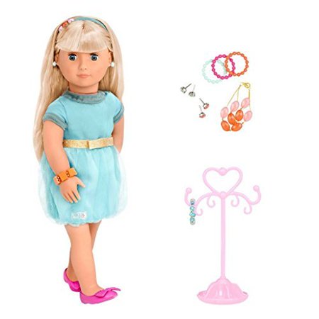 Adreena Our Generation "A True Gem" 18" Jewelry Doll with pierced ears ...