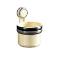 CaiTeLin Suction Cup Wall Mounted Storage Basket, Punch Free Bathroom ...