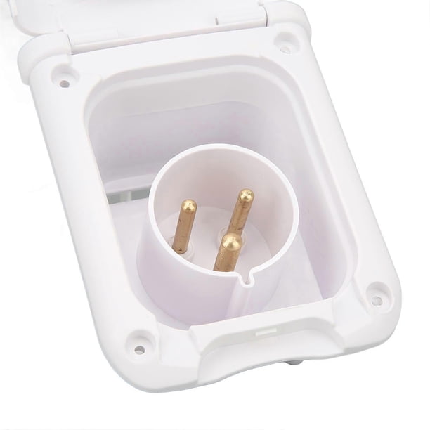 Power Inlet Receptacle Waterproof RV Inlet 32A with Blue Charging ...