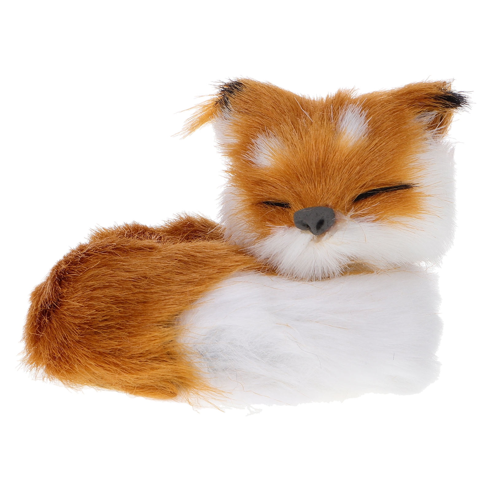 Click here for Kakowely Realistic Fox Stuffed Animal Faux Fur Fox... prices