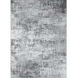 Berthmeer Gray Abstract Area Rug 6' x 9' Modern Indoor Decor - Walmart.com