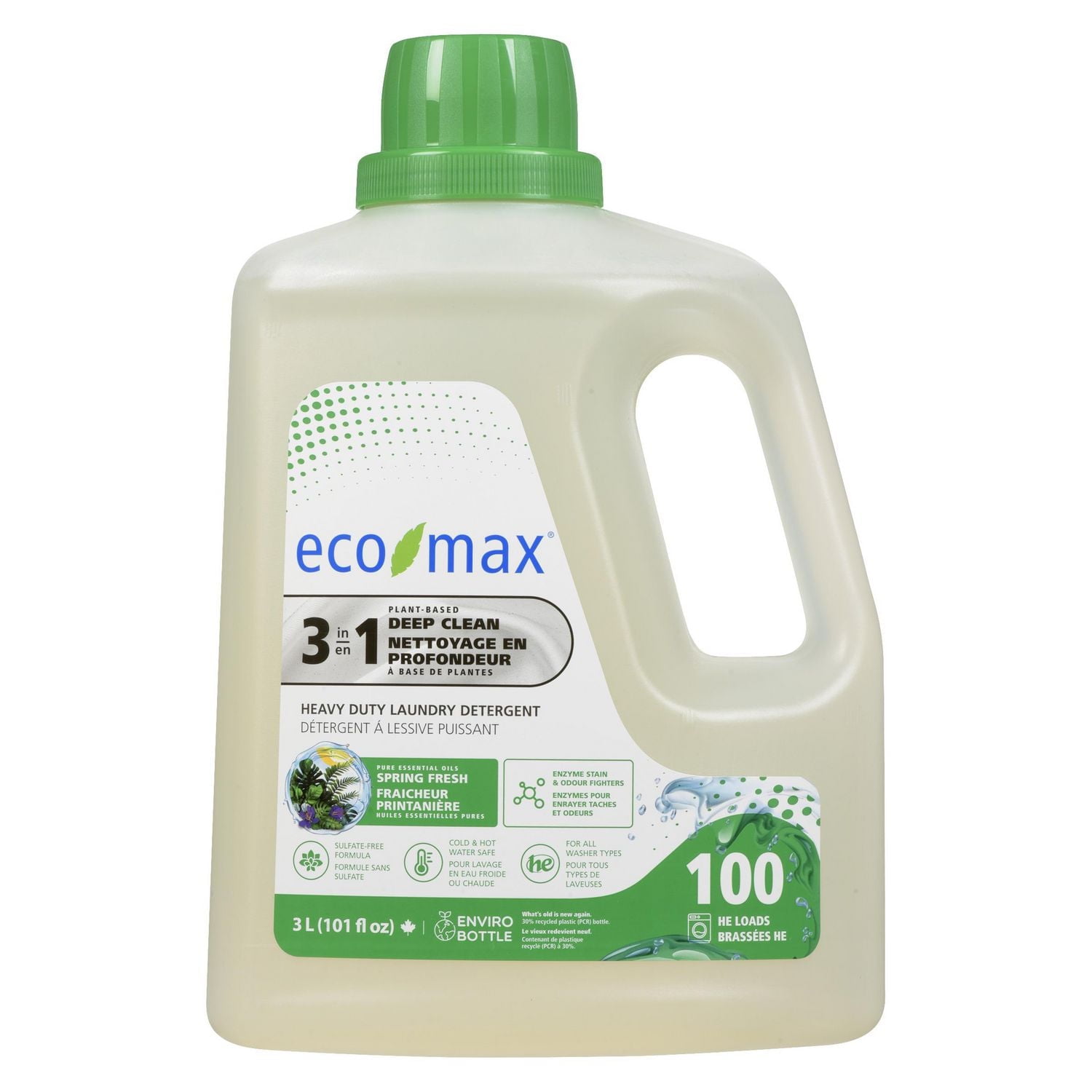 Eco-Max Heavy Duty Laundry Detergent, Plant Based Deep Clean - Walmart.ca